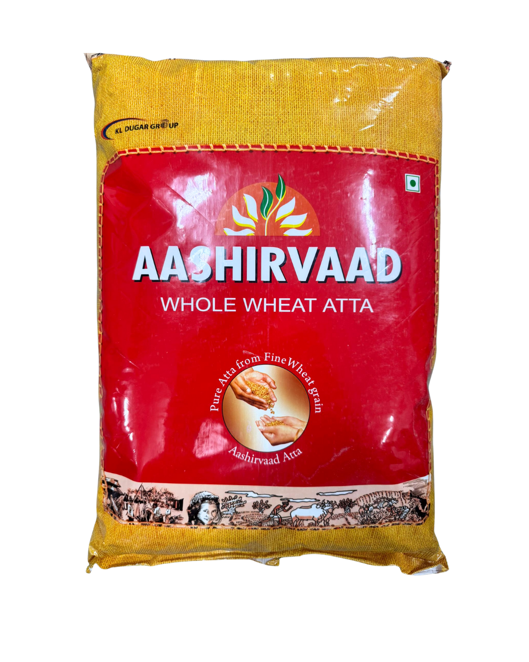 Aashirvaad Whole Wheat Atta 10KG - Little India