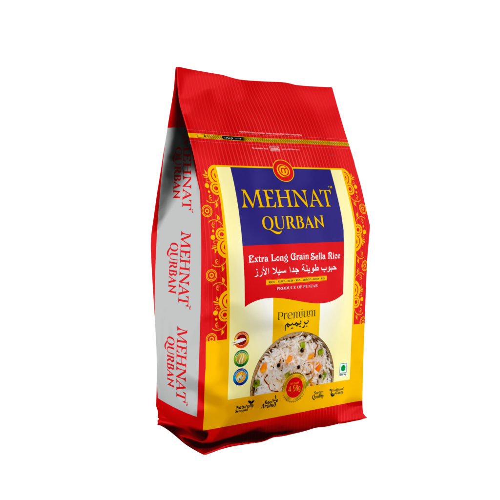 Mehnat Qurban Extra Long Sella Basmati Rice 5Kg - Little India